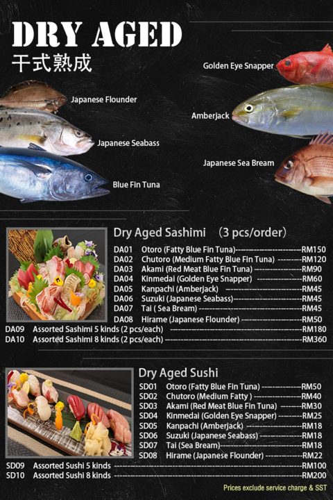 Menu | Kazumasa 一将和食酒处 | Best Omakase | Kazumasa Restaurant